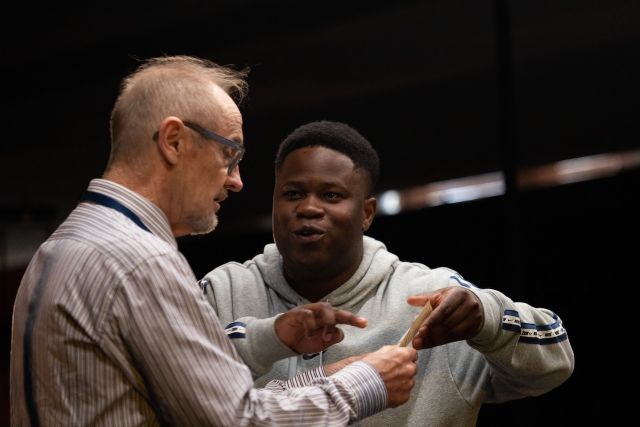 Blue/Orange | Stage Whispers